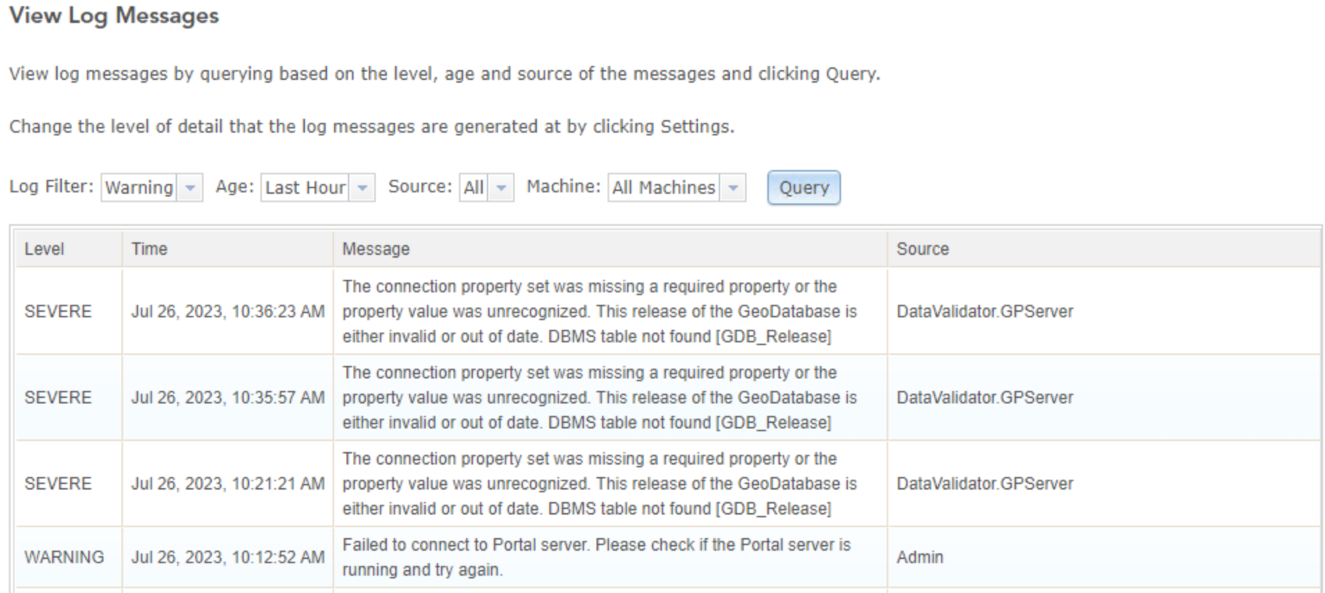 Federated Server Validation Fails After Migrating Esri Community