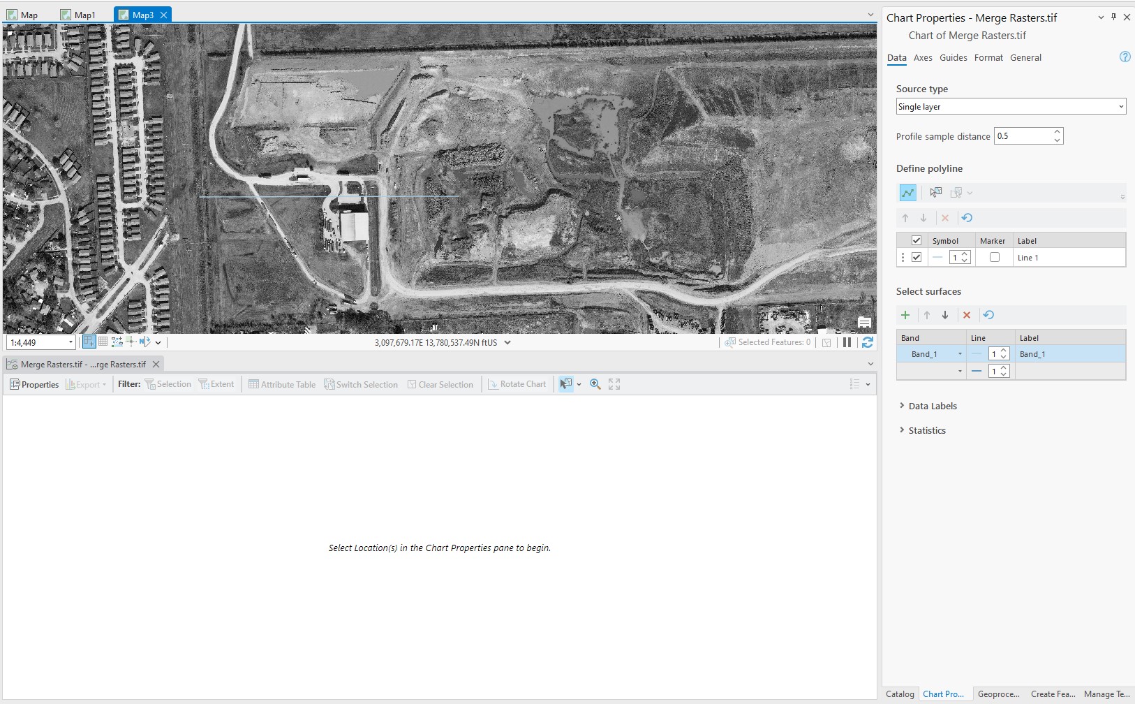 Surface Profile Charts ArcGIS Pro Esri Community