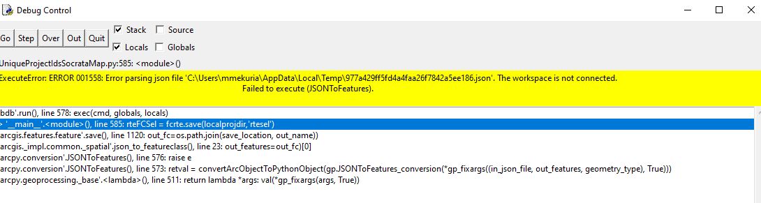 Solved In Memory Featureclass Writing Esri Community