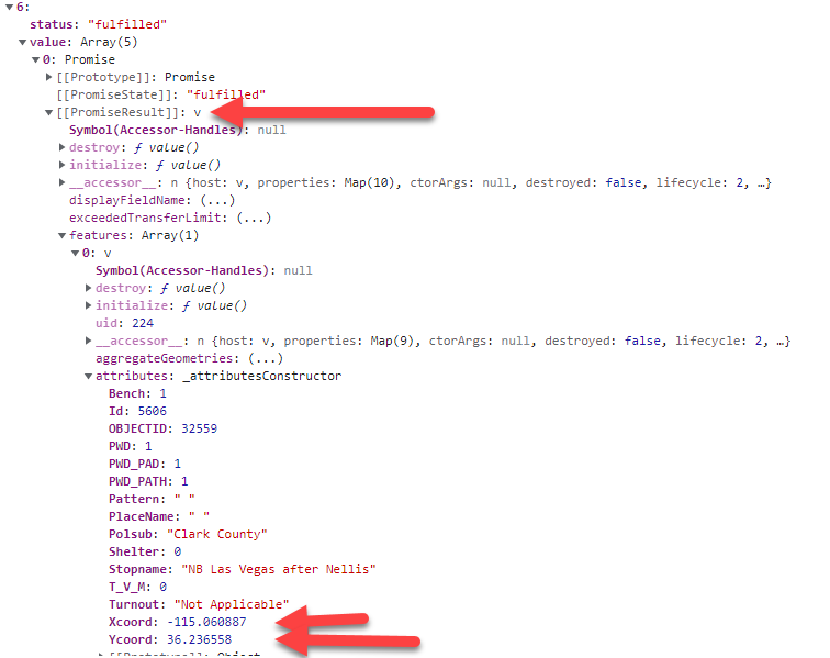 Solved How To Access Data In Array After Promise Esri Community