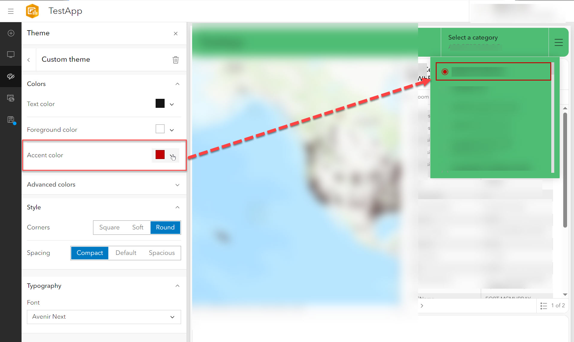 Solved: Change selection color in ArcGIS Dashboard? - Esri Community