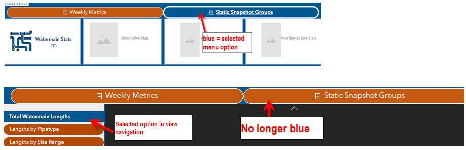 Retaining multiple menu selection colours? - Esri Community