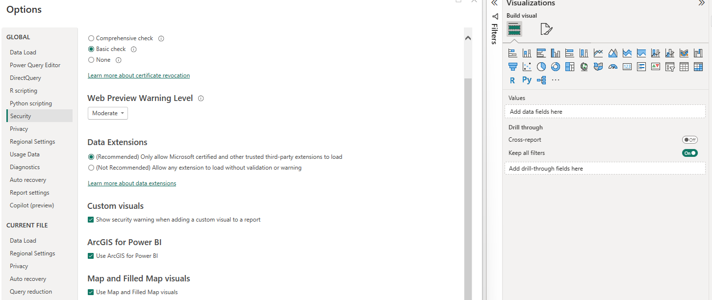 ArcGIS for Power BI visual ceased to load in Deskt... - Esri Community