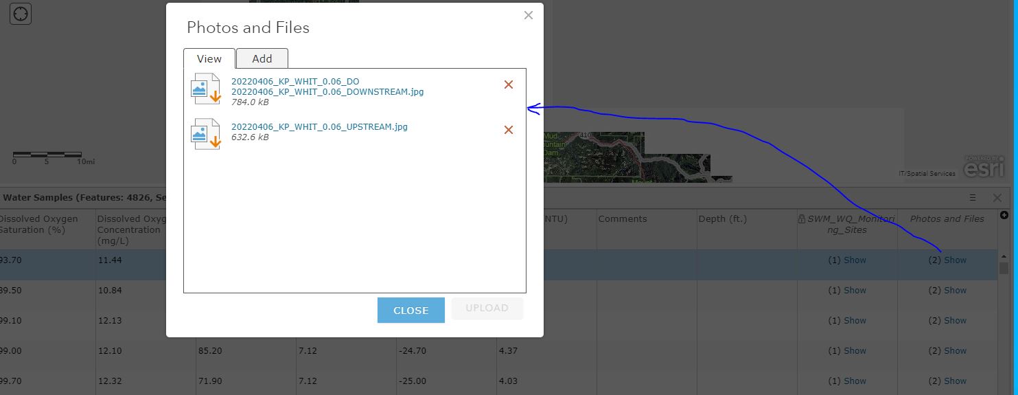No Capability To View Attachments In Table View Fo Esri Community