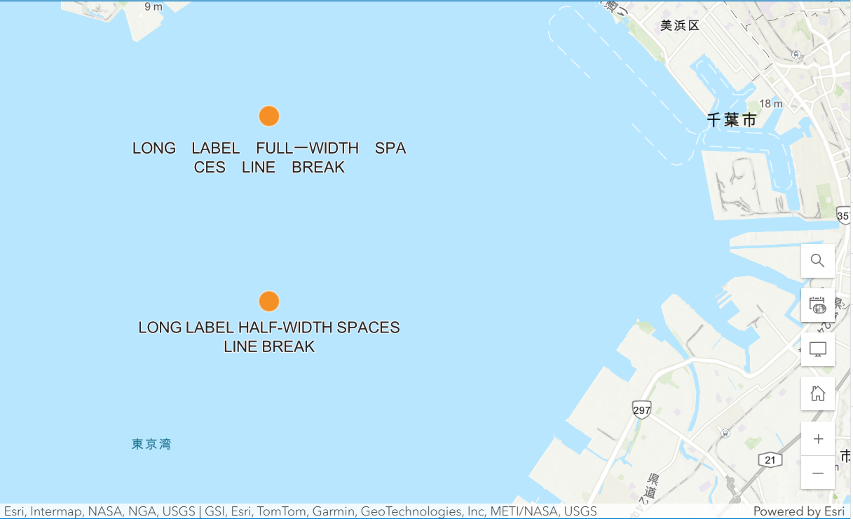 MapViewer symbol label - line break at the middle ... - Esri Community