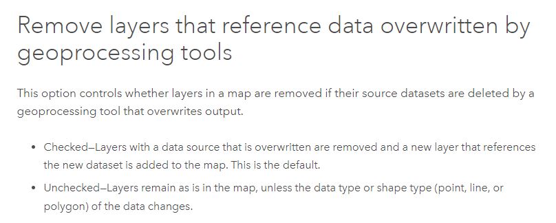 Include "remove layers that reference data overwri... - Esri Community