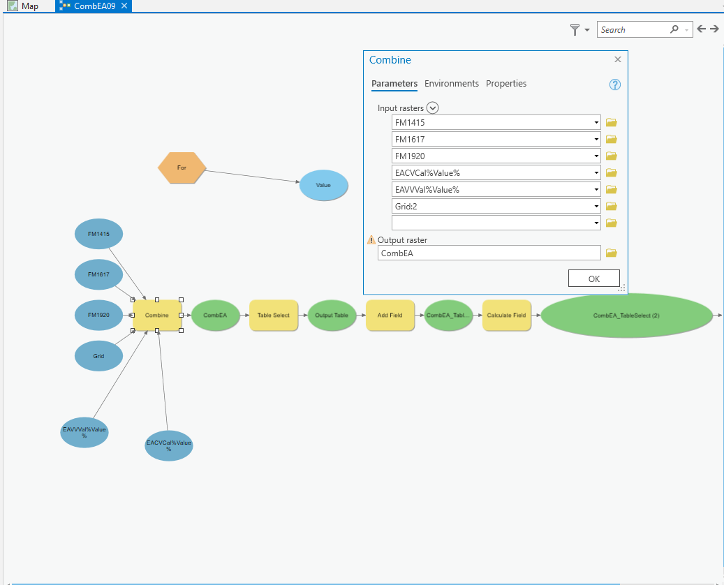 Inline Variable Substitution With Input Rasters Esri Community
