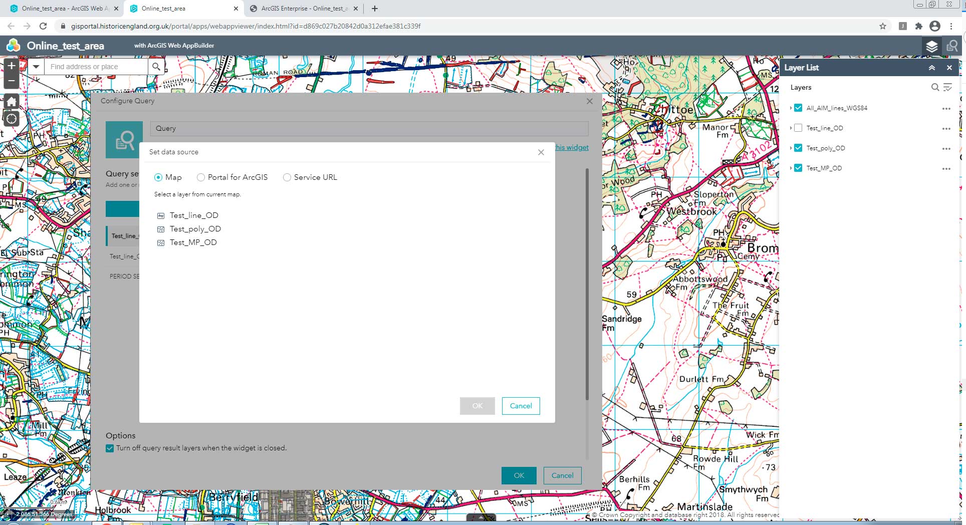 Layers Not Appearing In Query Widget Esri Community