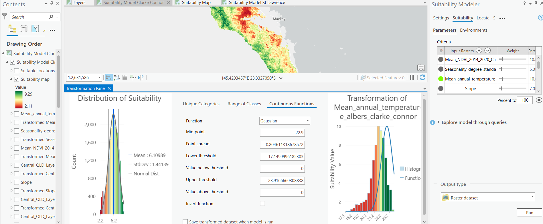 Solved: Suitability Modell - Map in Content Pane - Esri Community