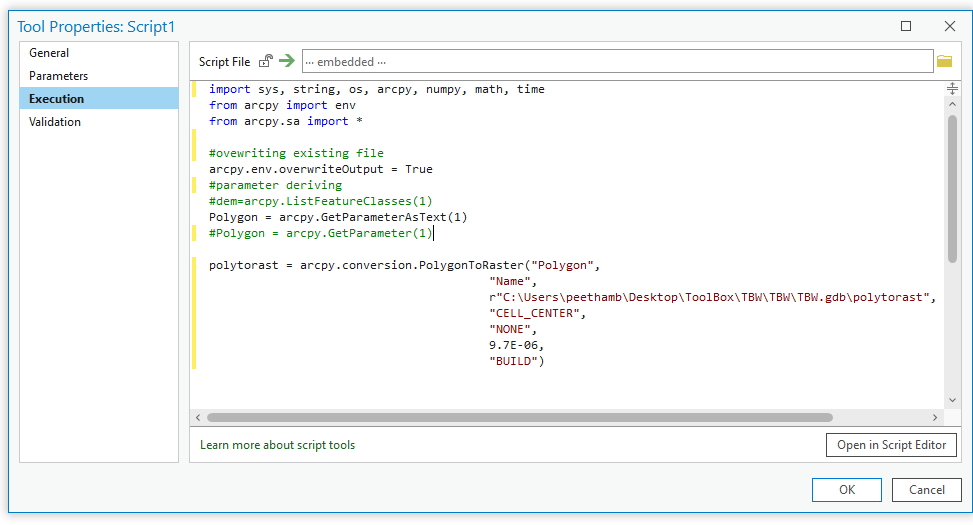 Solved: Using polygon in ARCGIS PRO Toolbox - Esri Community