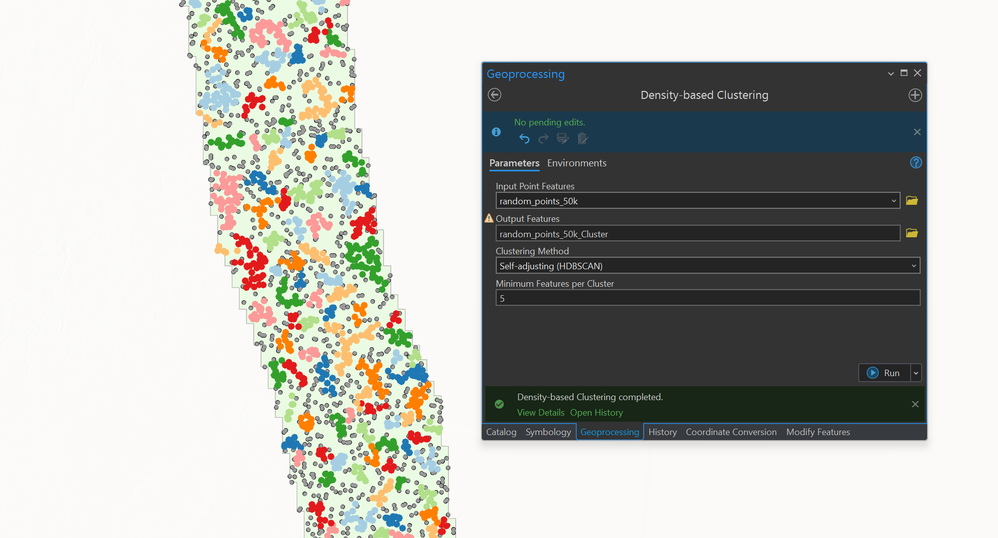 Solved Generate Clustered Random Point Data With Set Numb Esri Community