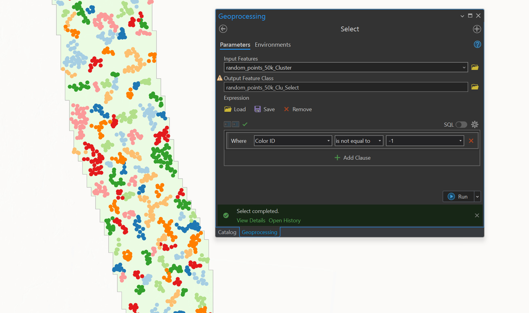 Solved Generate Clustered Random Point Data With Set Numb Esri Community