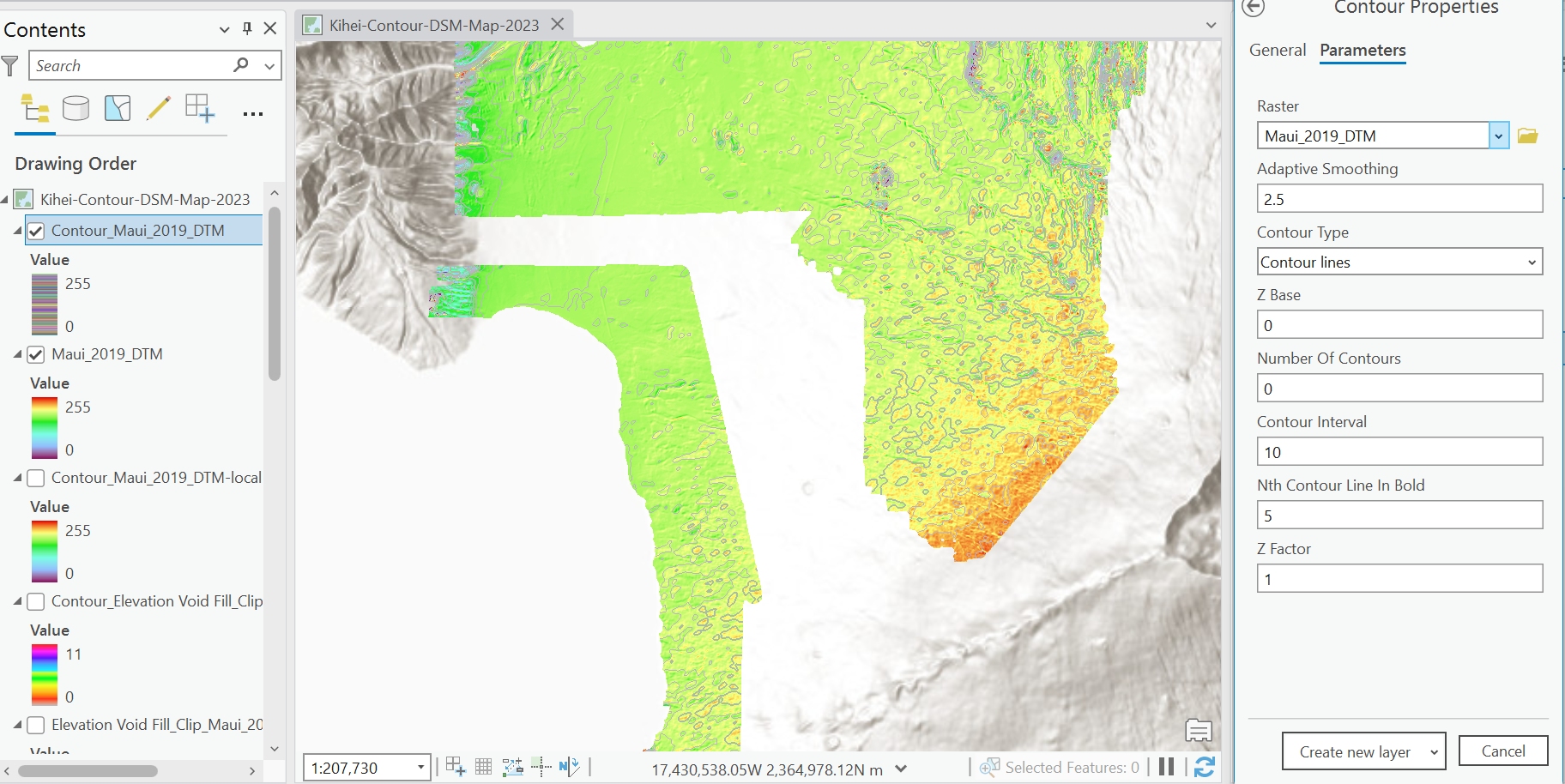 Solved What Is Wrong With My Contours Im Using Arcgis P Esri Community