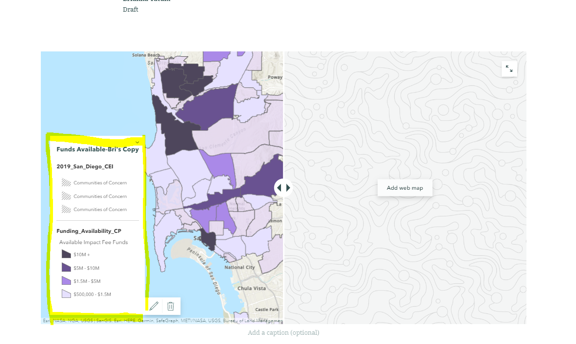Allow Legend to always remains open for swipe maps - Esri Community