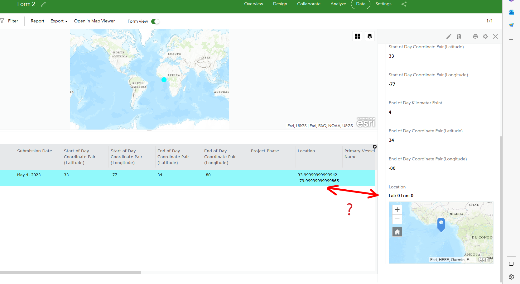 Solved Create Geopoint From Lat And Long Numeric Field Coll Esri Community