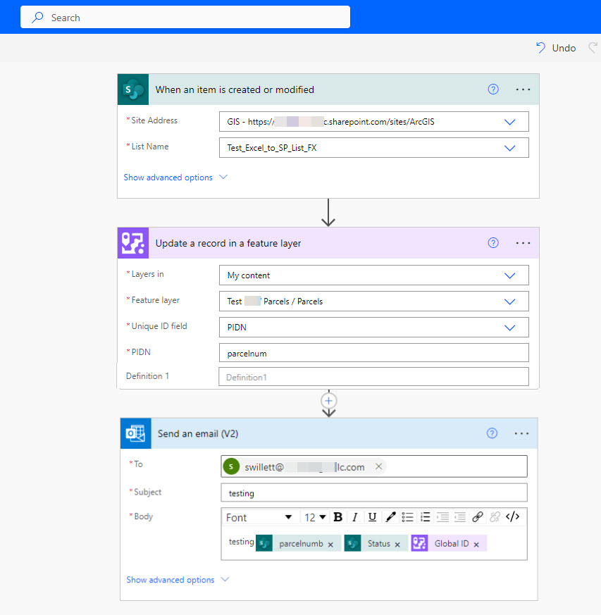 Power Automate and Enterprise When an item is modi... - Esri Community