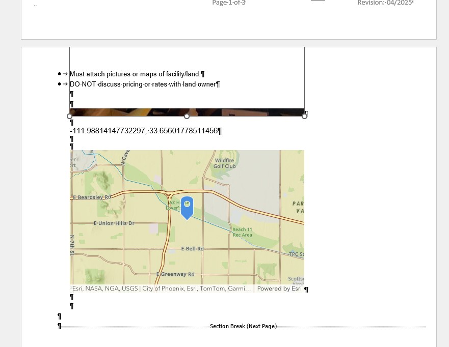 Configuring Report Layout including Photos - Esri Community