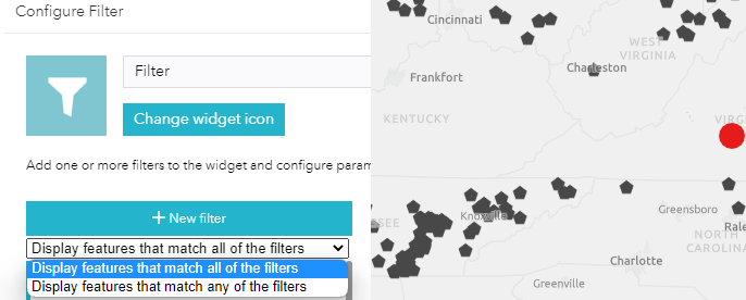 Filter Widget In Web Appbuilder Cant Filter Twice Esri Community