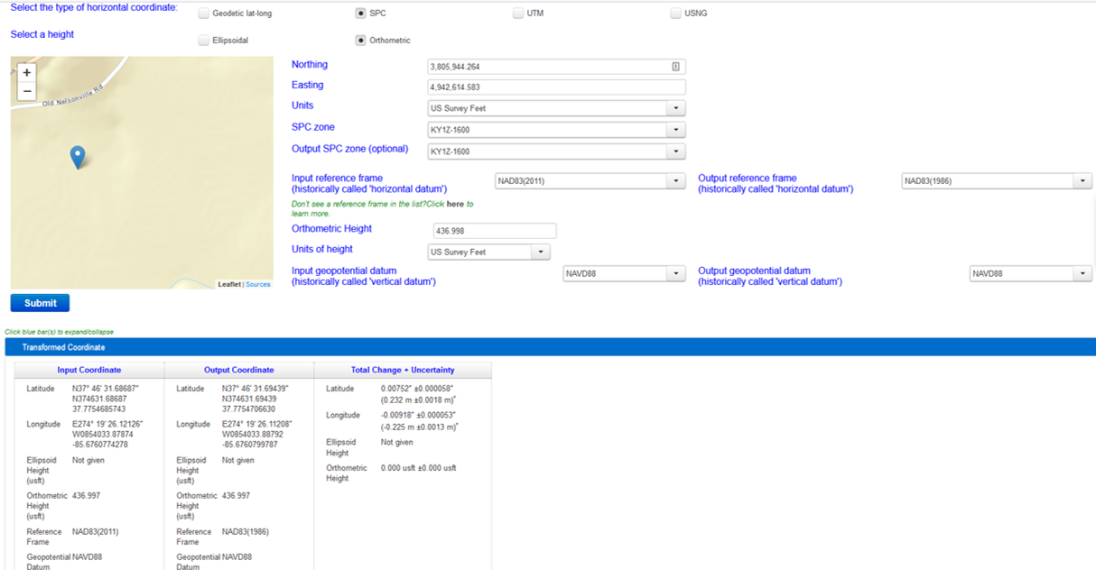 Transformation from NAD83(2011) to NAD83(86)- ArcG... - Esri Community