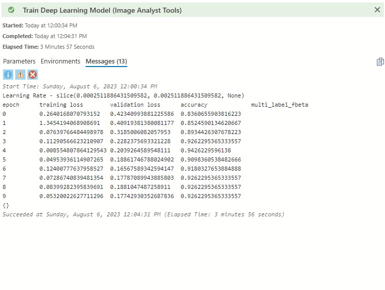 How can I understand the Train Deep learning model... - Esri Community How can I understand the Train Deep learning model... - Esri Community
