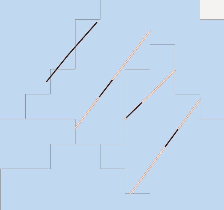 Solved: Extend line (not within) up to polygon feature? - Esri Community