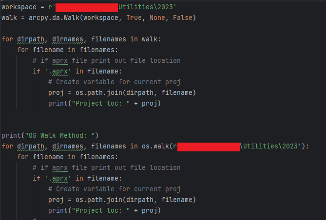 Solved Arcpydawalk Not Reading Aprx Files While Osw Esri Community