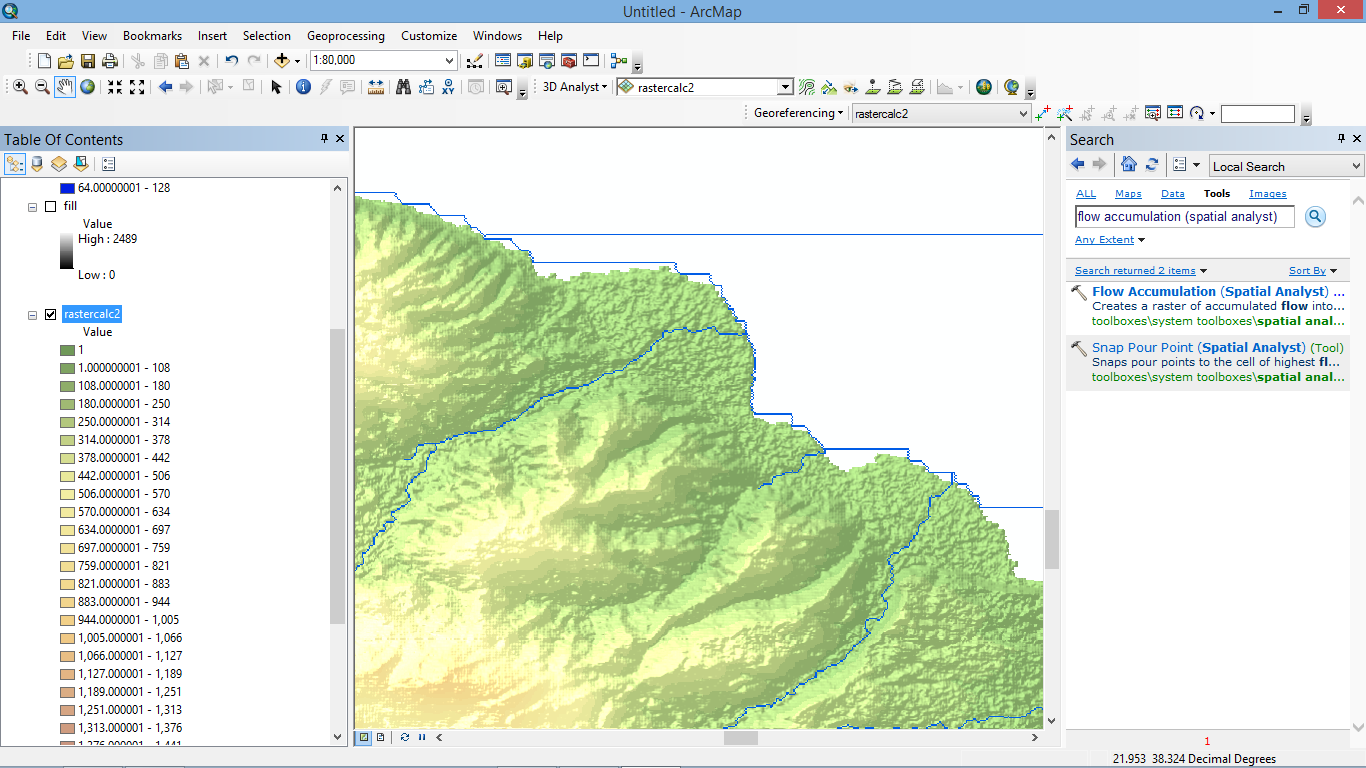 Problem with flow lines in ArcMap - Esri Community