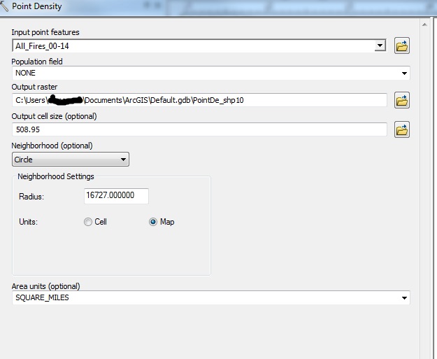 Solved: Issues creating Point Density layer - Esri Community
