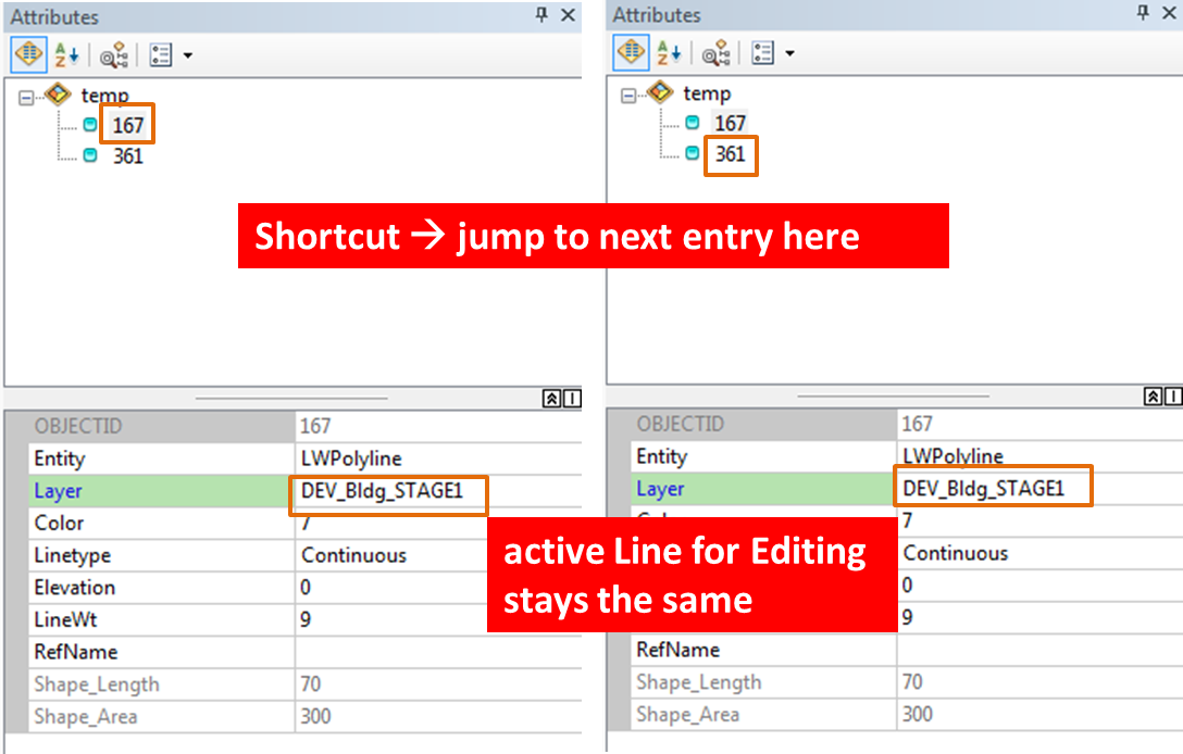 Provide Shortcut for Attribute Window in an Edit S... - Esri Community