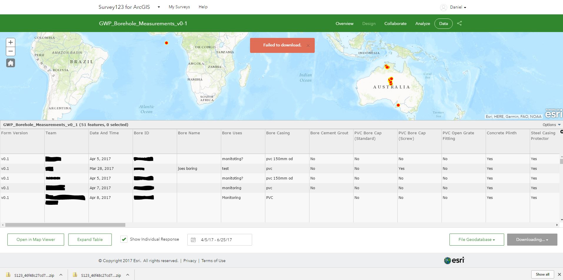 Problems downloading fGDB - Esri Community