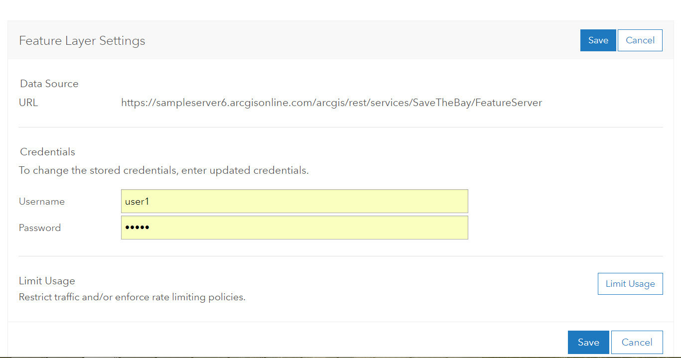 Solved: Update Secure service credentials in ArcGIS Online - Esri Community