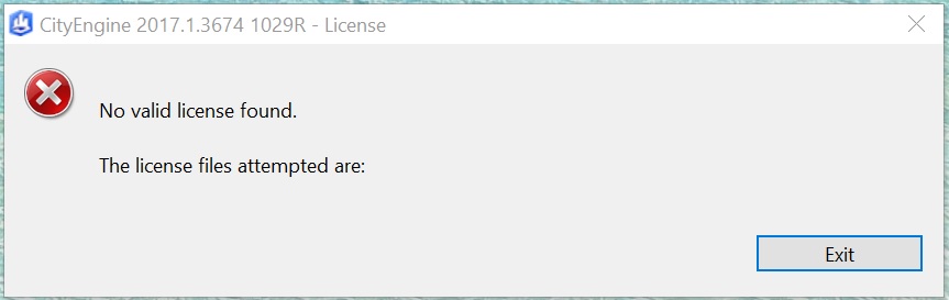 "No valid license found" - Esri Community