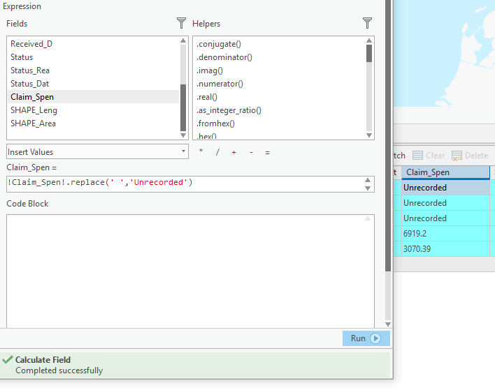 Solved Replace Empty Cells With Text In A Text String Esri Community