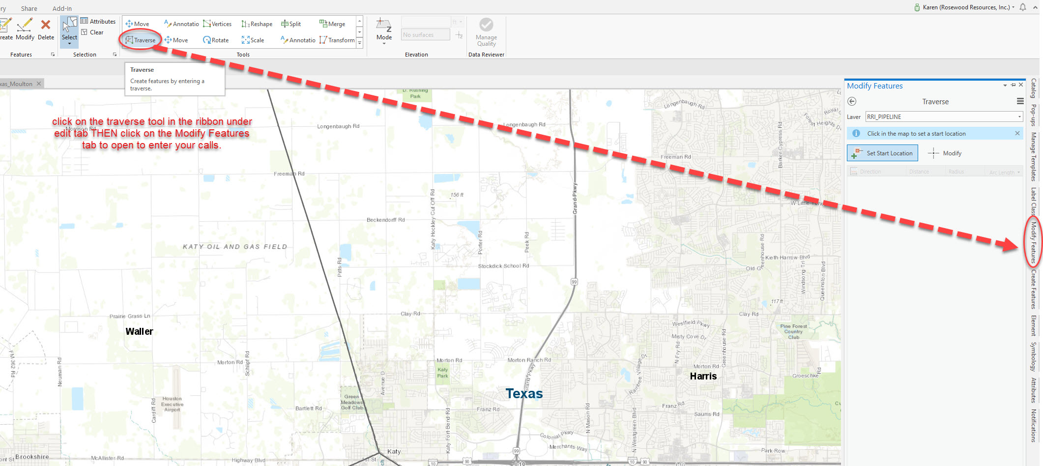 How to use the Traverse tool in ArcGIS PRO? - Esri Community