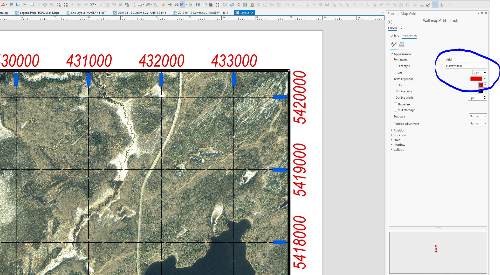 Solved: Cannot offset position of labels on map grid in La... - Page 3 ...