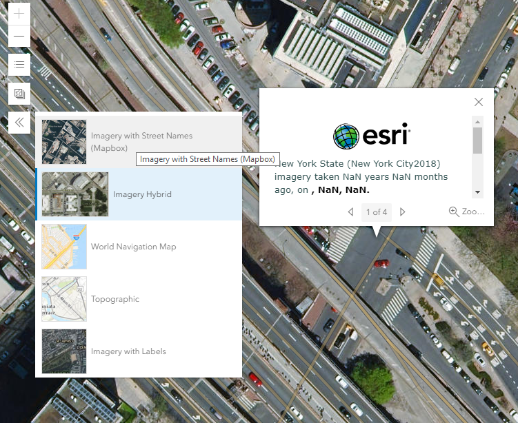 basemap imagery with street labels - Esri Community