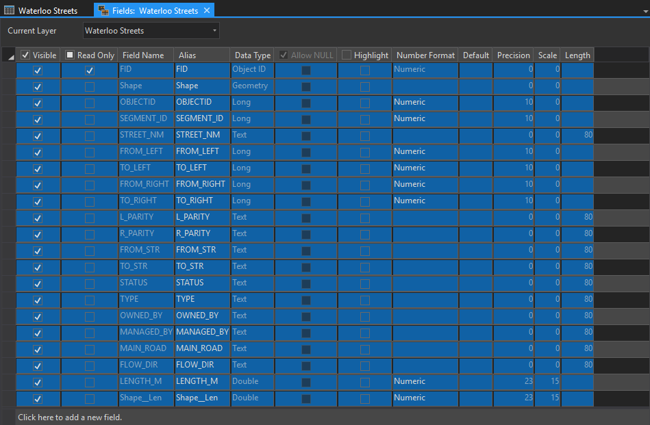 Solved Export Field Schema Into Tabular Format ArcPro Esri Community