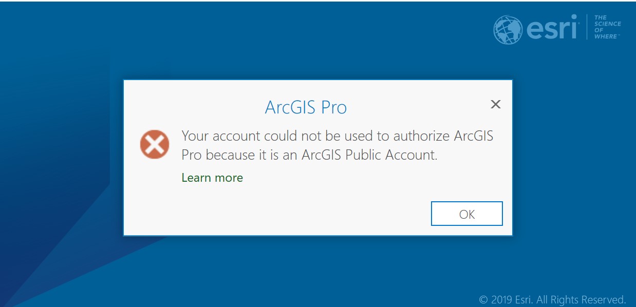 Can't authorise ArcGIS Pro and thus can't start us... - Esri Community