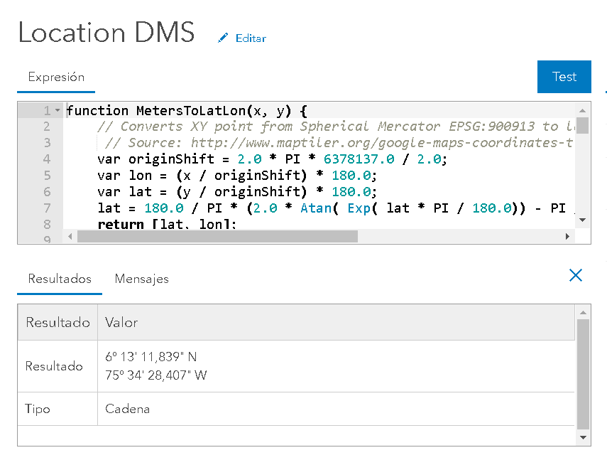 Solved Converting Geometryfeature Coordinates In A Pop Esri Community