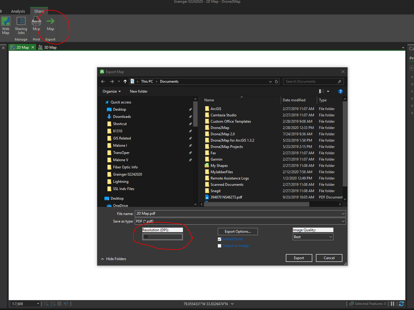 Drone2map pdf export? - Esri Community