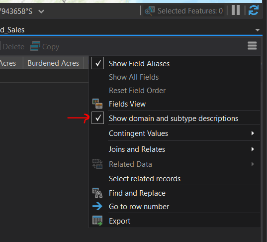 Solved Trying To Apply Drop Down Domain To Attribute Tabl Esri Community