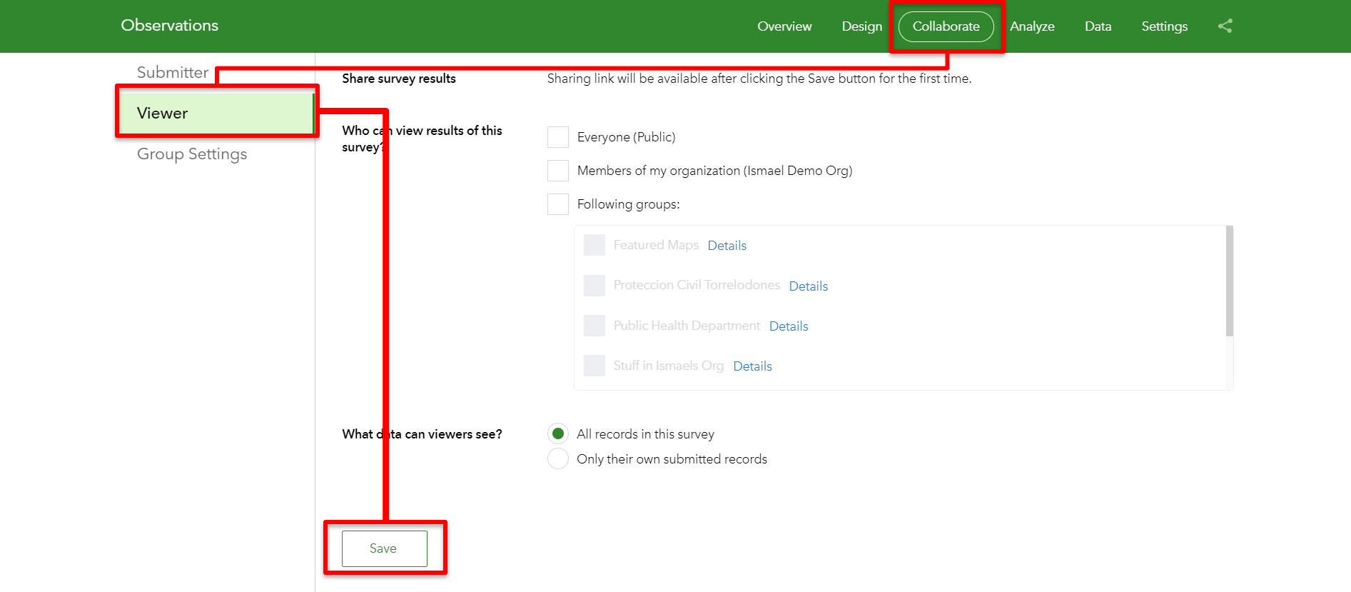 Securing data in public surveys (Survey123 Connect... - GeoNet, The ...
