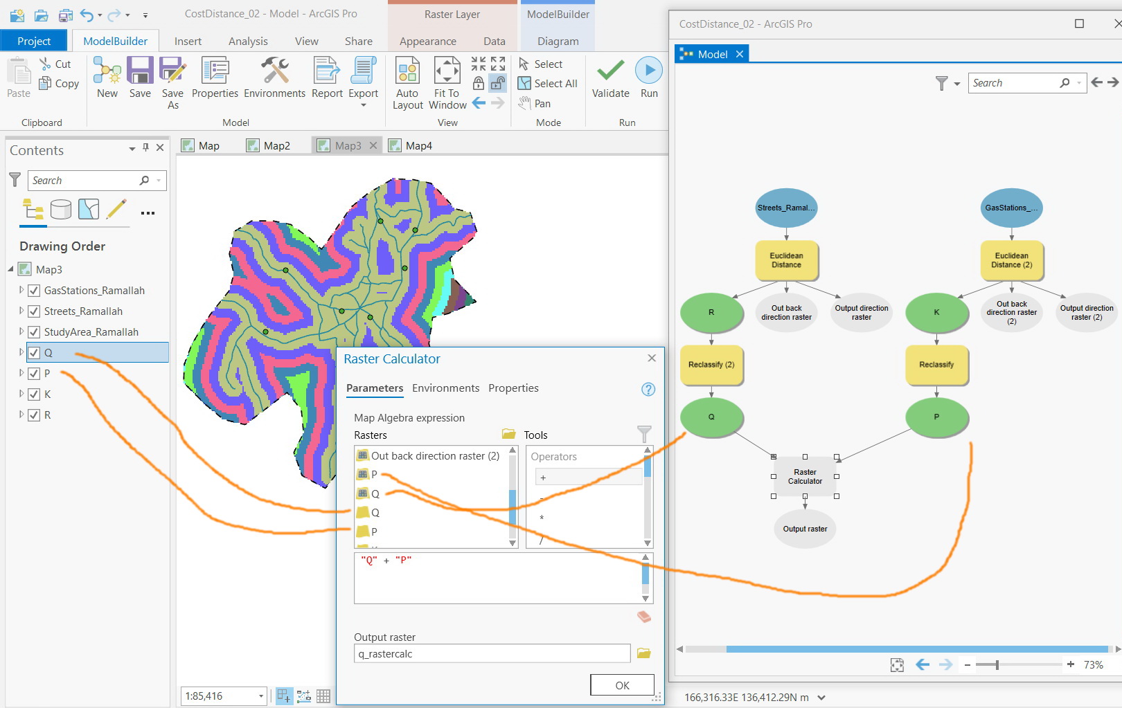 Solved: ArcGIS Pro 2.5: What does the raster symbol indica... - Esri ...