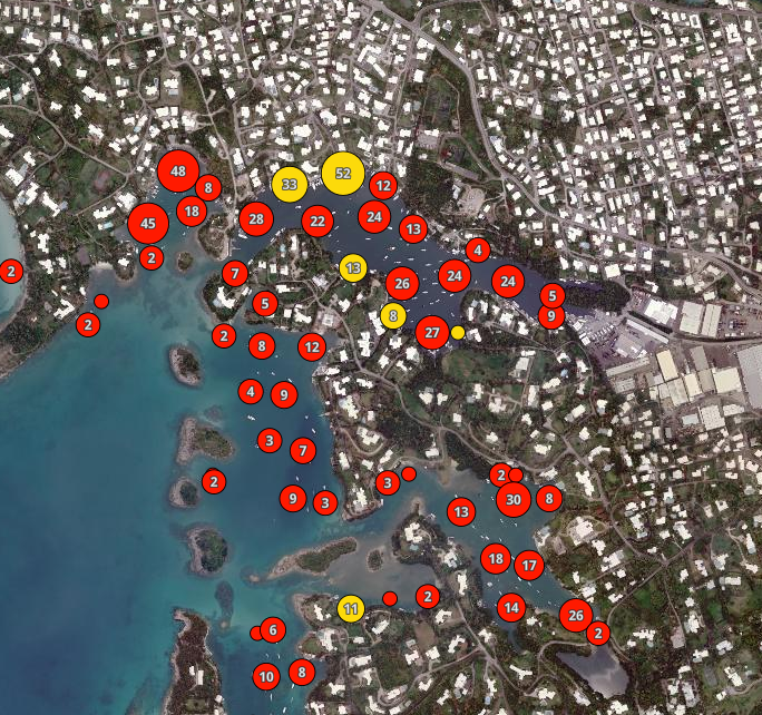 Cluster labels missing - Esri Community