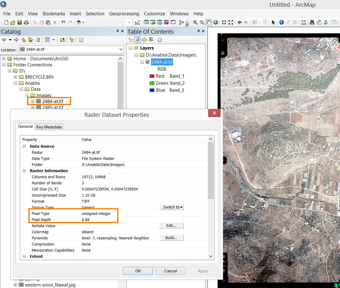 The influence of pixel type\depth on the raster, - Esri Community