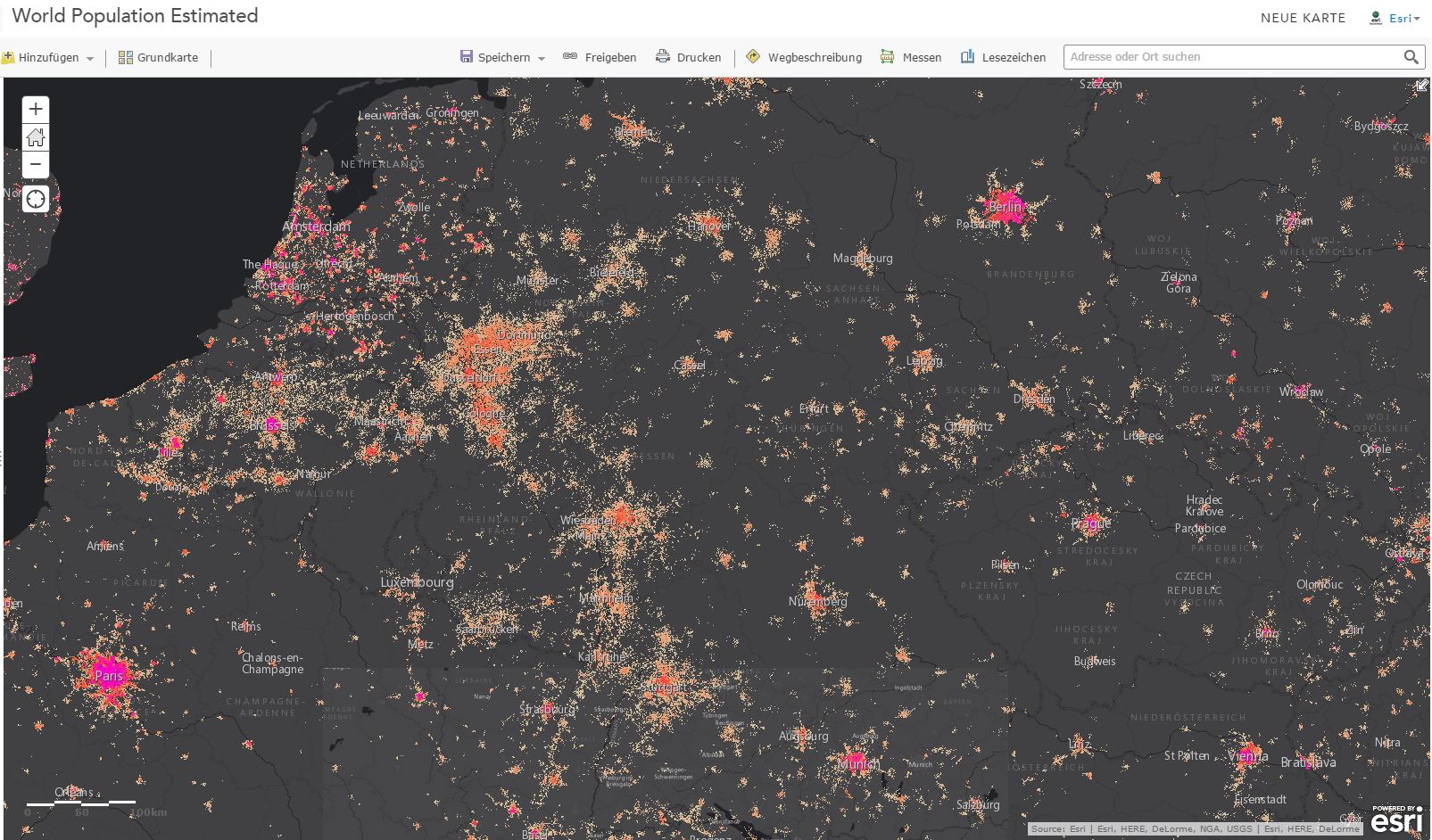 Esri World Population Estimate Map - Esri Community