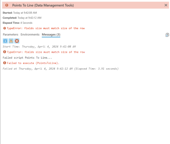 Points to line not working - Esri Community