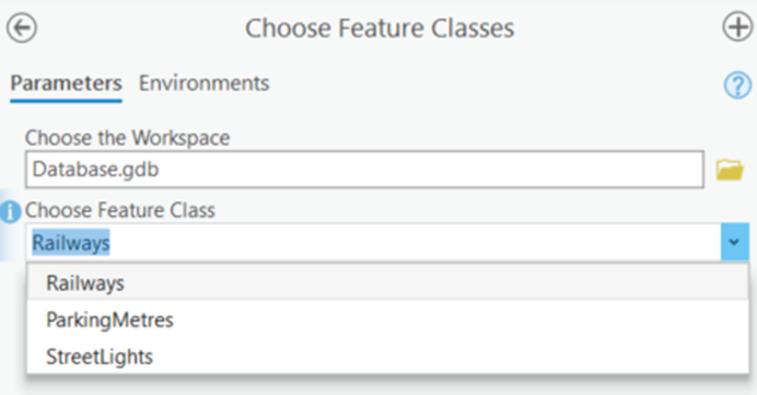 Solved: Change Drop Down Menu for Parameter In Geoprocessi... - Esri Community
