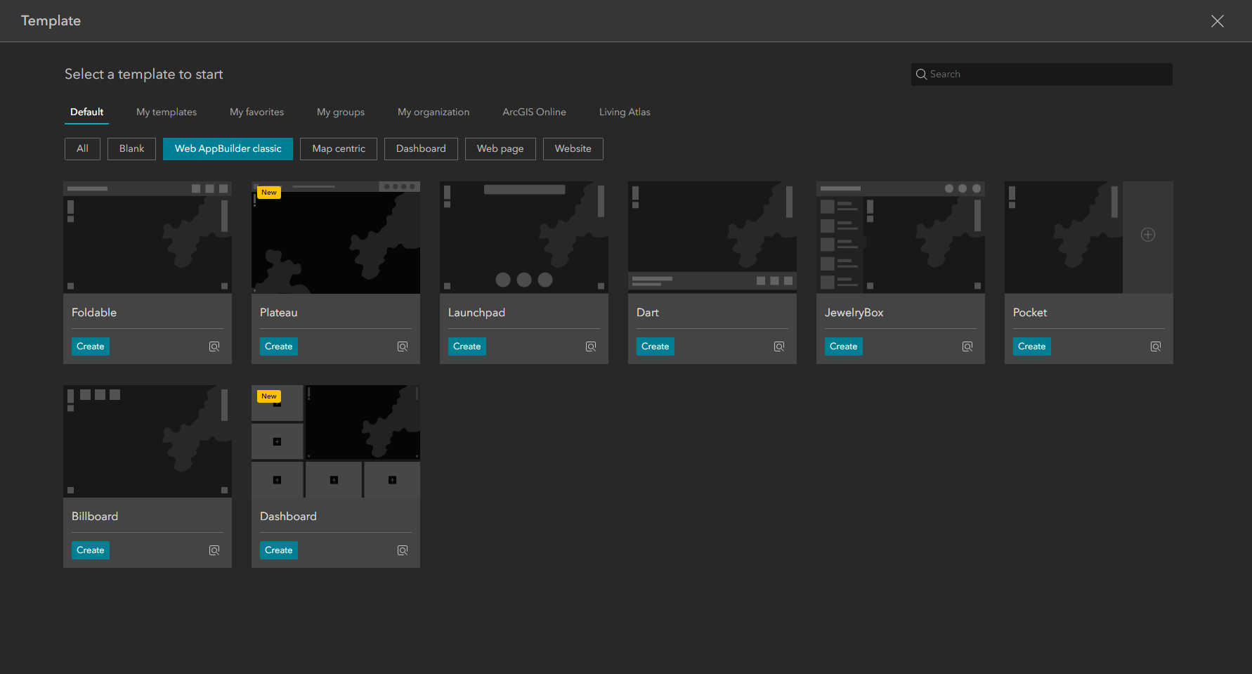 Add Web Appbuilder Classic Tab Theme To Starting T Esri Community