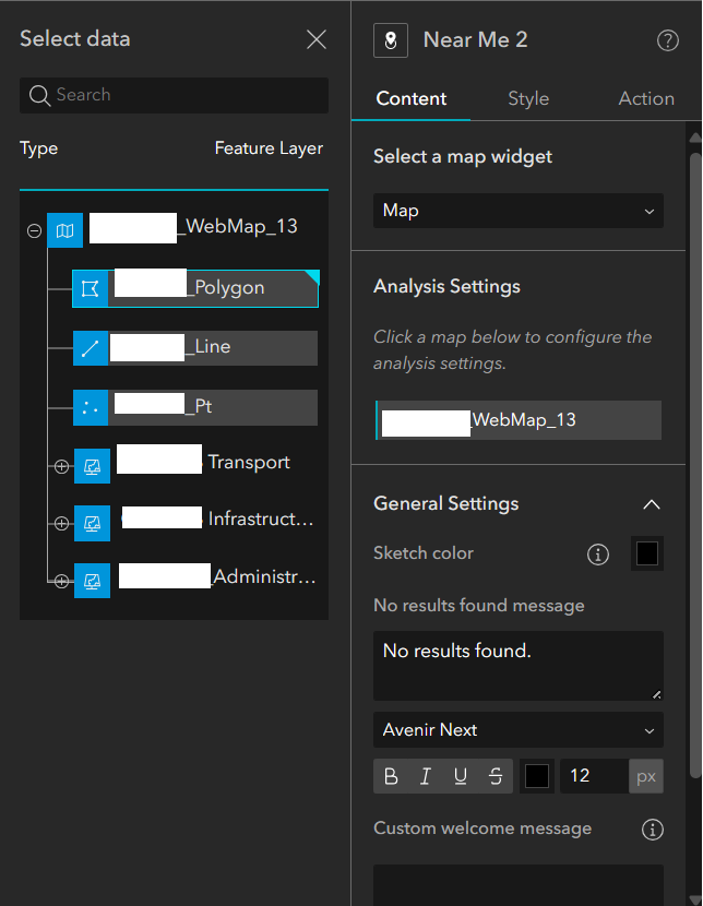 Near Me widget not displaying all the available fe... - Esri Community